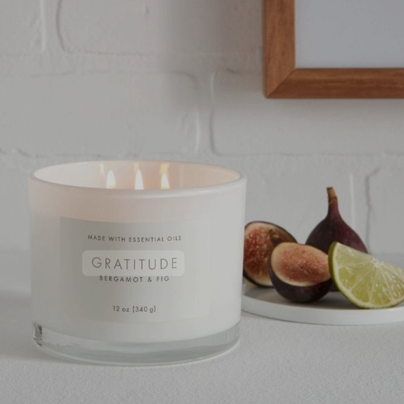 Threshold | Accents | Threshold 3wick Wood Lidded Glass Gratitude ...